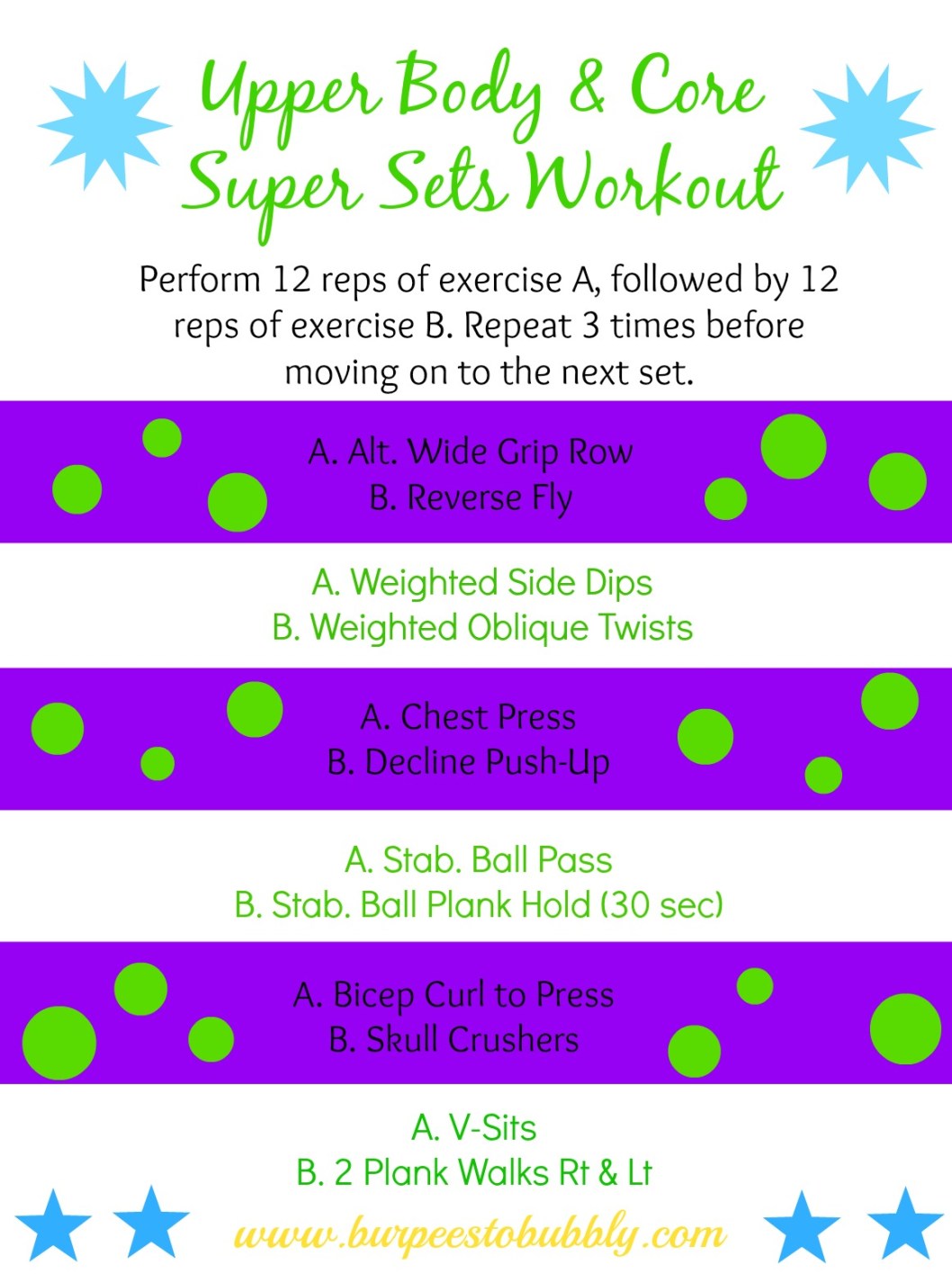 Wednesday Workout: 30 Minute Upper Body & Core Super Sets Workout ...