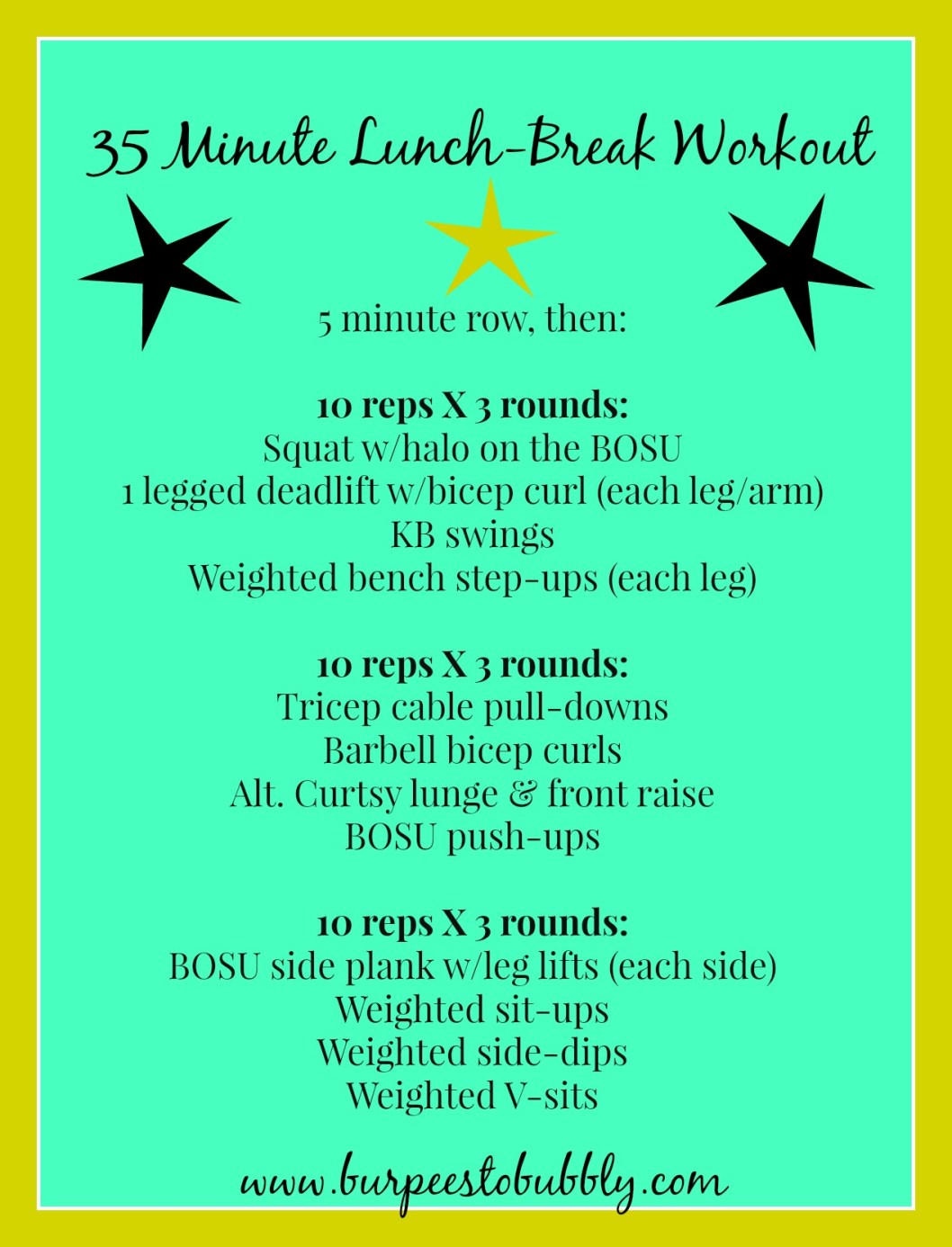 Wednesday Workout: Tips for working out during lunch & a lunch-break ...