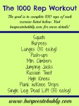 Wednesday Workout: The 1000 Rep Workout – Burpees to Bubbly
